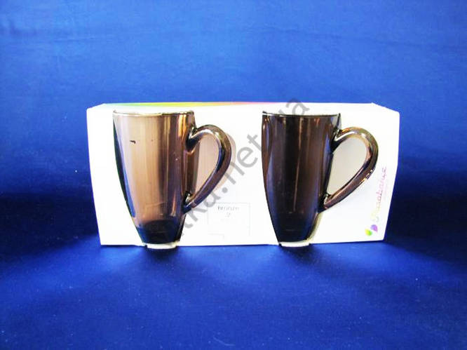 Купить Набор кружек Bronze из 2-х 330 мл., цена 142 грн — Prom.ua (ID#486815028)