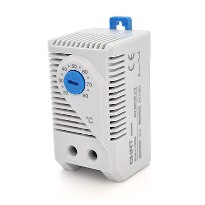 Электромеханический термостат CHINT 20 80°C NO 30WDC 24 72VDC DIN 33x65x39 мм модель NTK1 133G ...