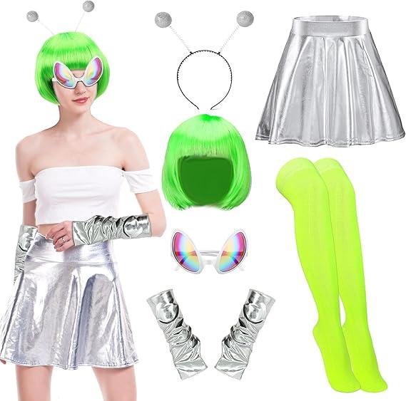 Костюм інопланетянина з аксесуарами XL Alien Kostum Жіноче вбрання ...