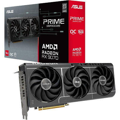 Відеокарта AMD Radeon RX 9070 16GB GDDR6 Prime OC Asus (PRIME-RX9070 ...