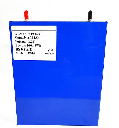 Литий- железо-фосфатная аккумуляторная батарея LiFePO4 3.2V 314Ah ...