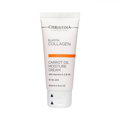 Зволожувальний крем для сухої шкіри Christina Elastin Collagen Carrot ...