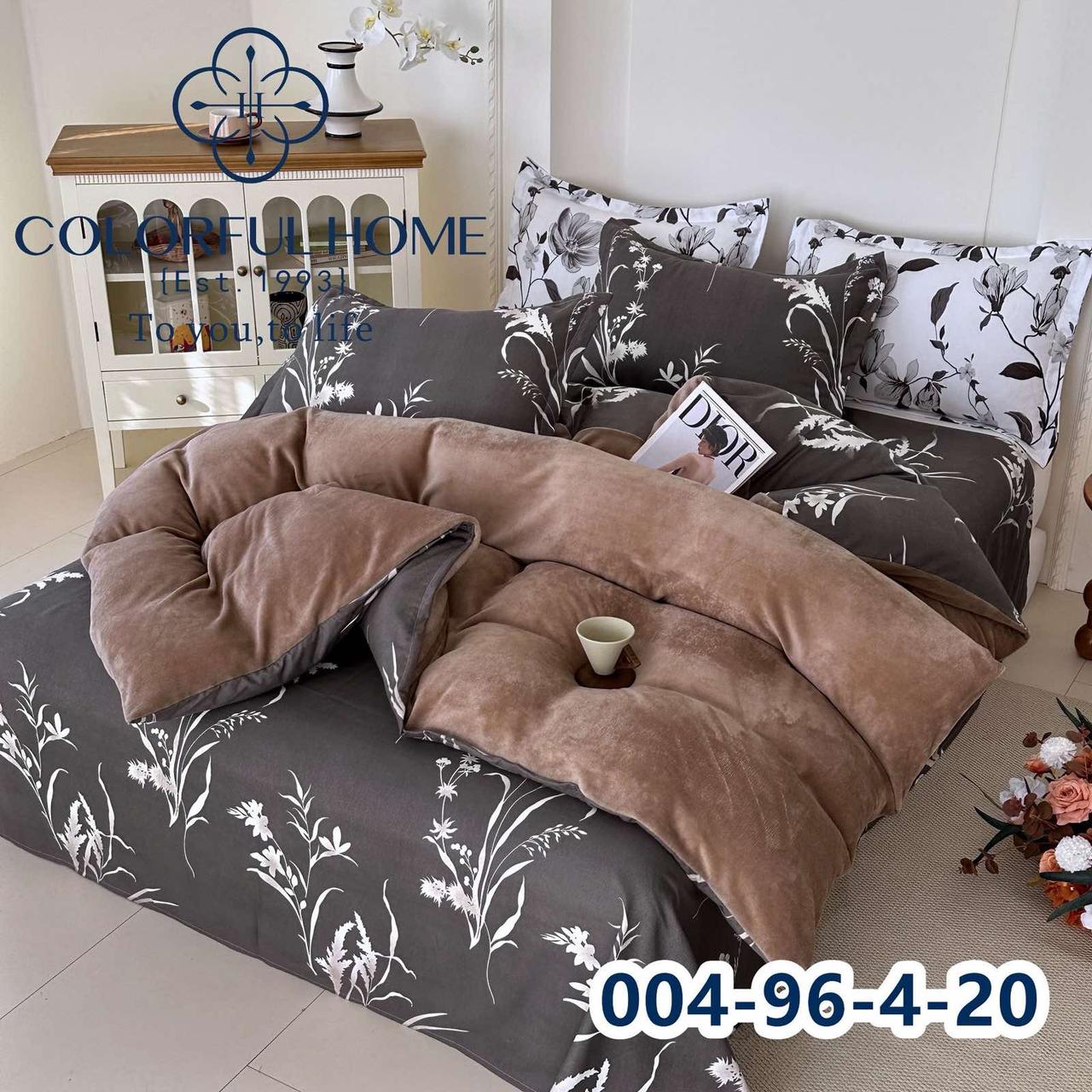 Тепла постіль двостороння фланель велюр Colorful Home — євро - купити ...