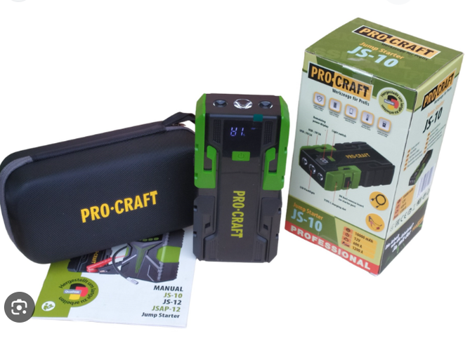 Автомобільний пуско-зарядний пристрій Procraft Пускозарядний пристрій із захистом Бустери ...