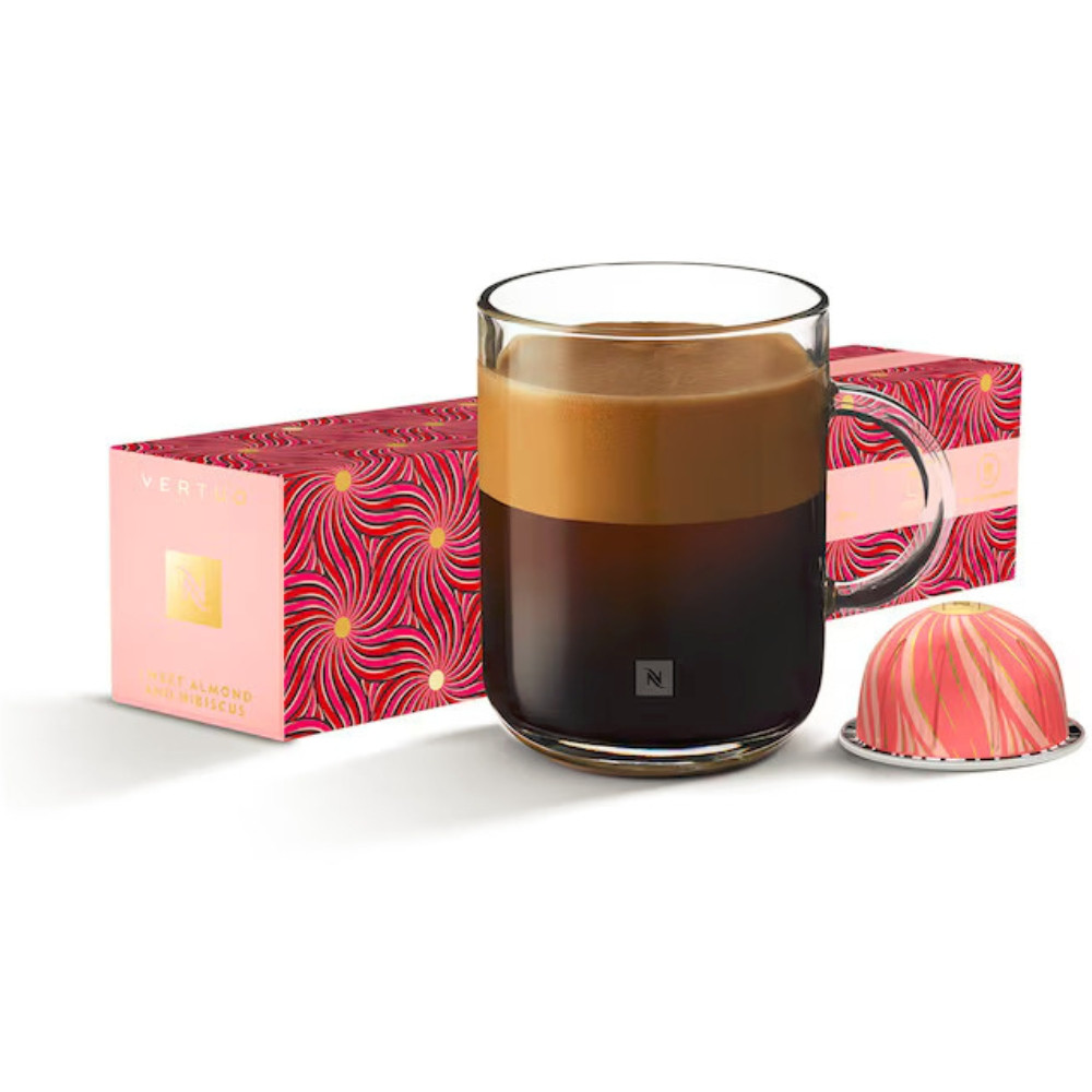Капсули Nespresso Vertuo Festive Collection Sweet Almond & Hibiscus ...