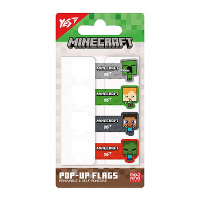 Индекс регистра Pop-up "YES"/170441/ "Minecraft", пластик, 80 шт (1/24 ...