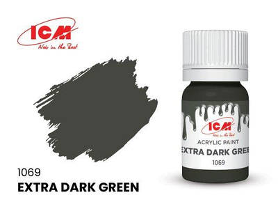Акрилова фарба Deep Green : Темно-зелений ICM1009, ціна: 69 ₴, купити ...
