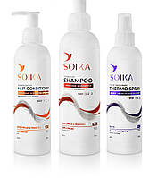 Soika Набір 3в1 для жирного типу волосся (шампунь 200 мл + маска 200 мл + сироватка 100 мл ...