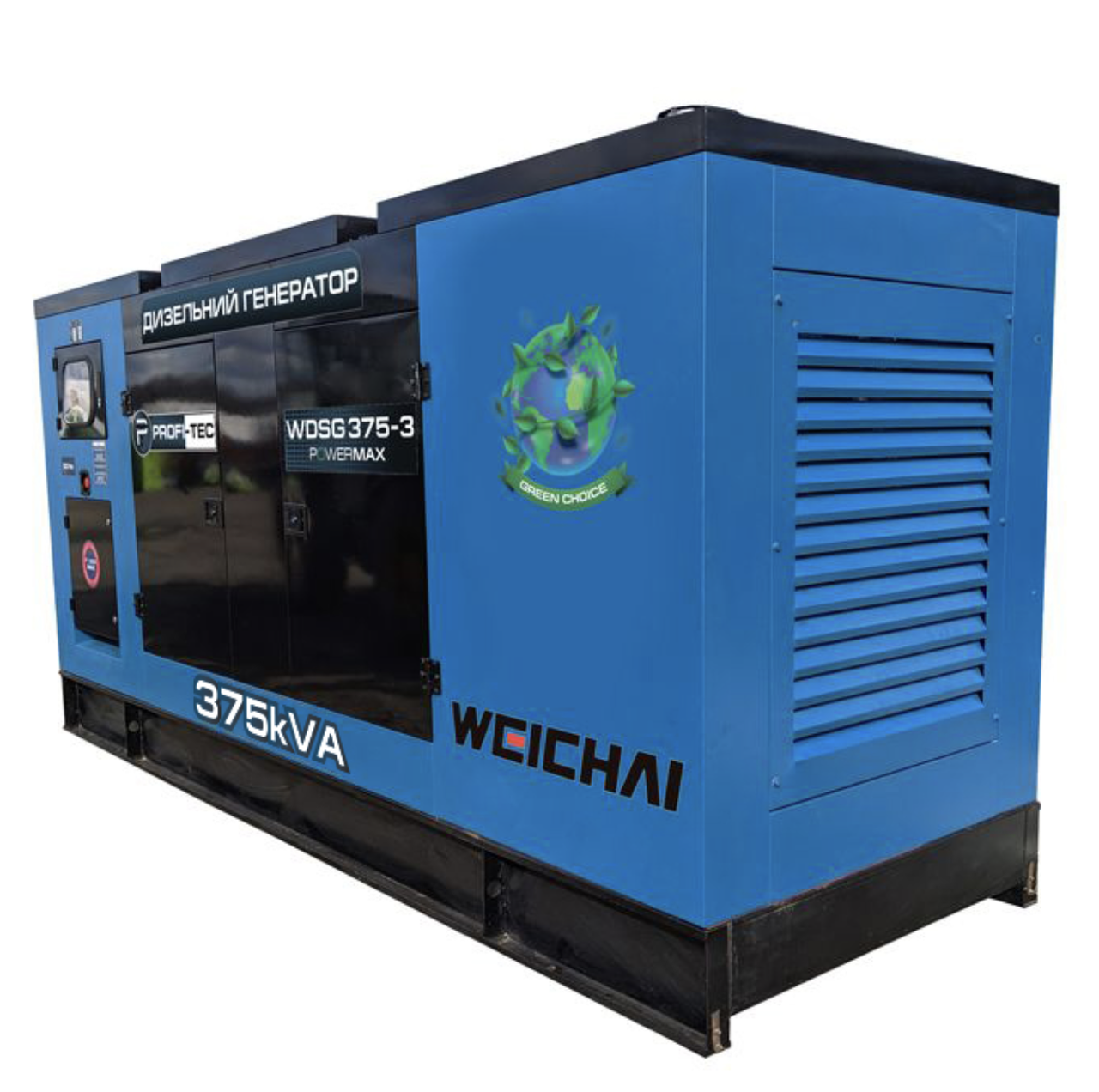 Генератор дизельний PROFI-TEC WDSG375-3 Power MAX (375 кВА / 300 кВт ...