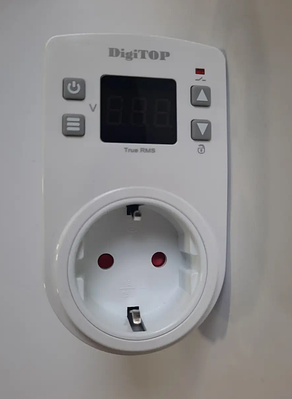 Бытовое реле напряжения DigiTOP VP-16AR 16A Реле защиты напряжения ...