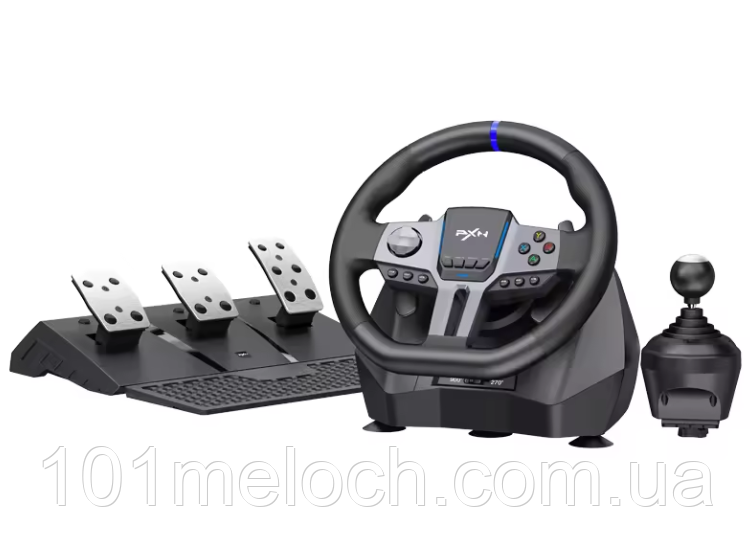 Ігрове кермо PXN V9 GEN2 з педалями і коробкою передач для PS4, PS3 ...