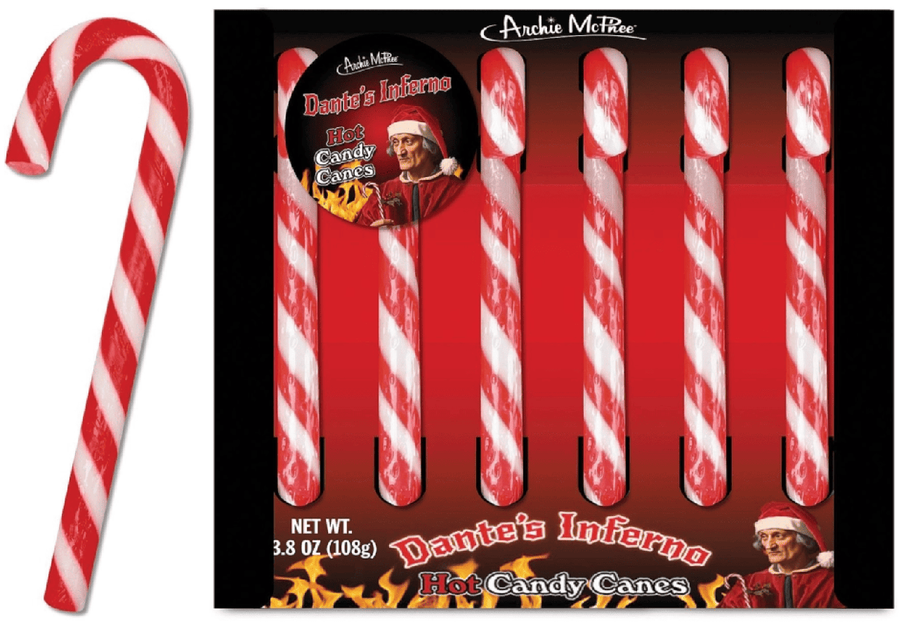 Купить Гострі льодяники-тростини Archie McPhee Dante's Inferno Hot ...