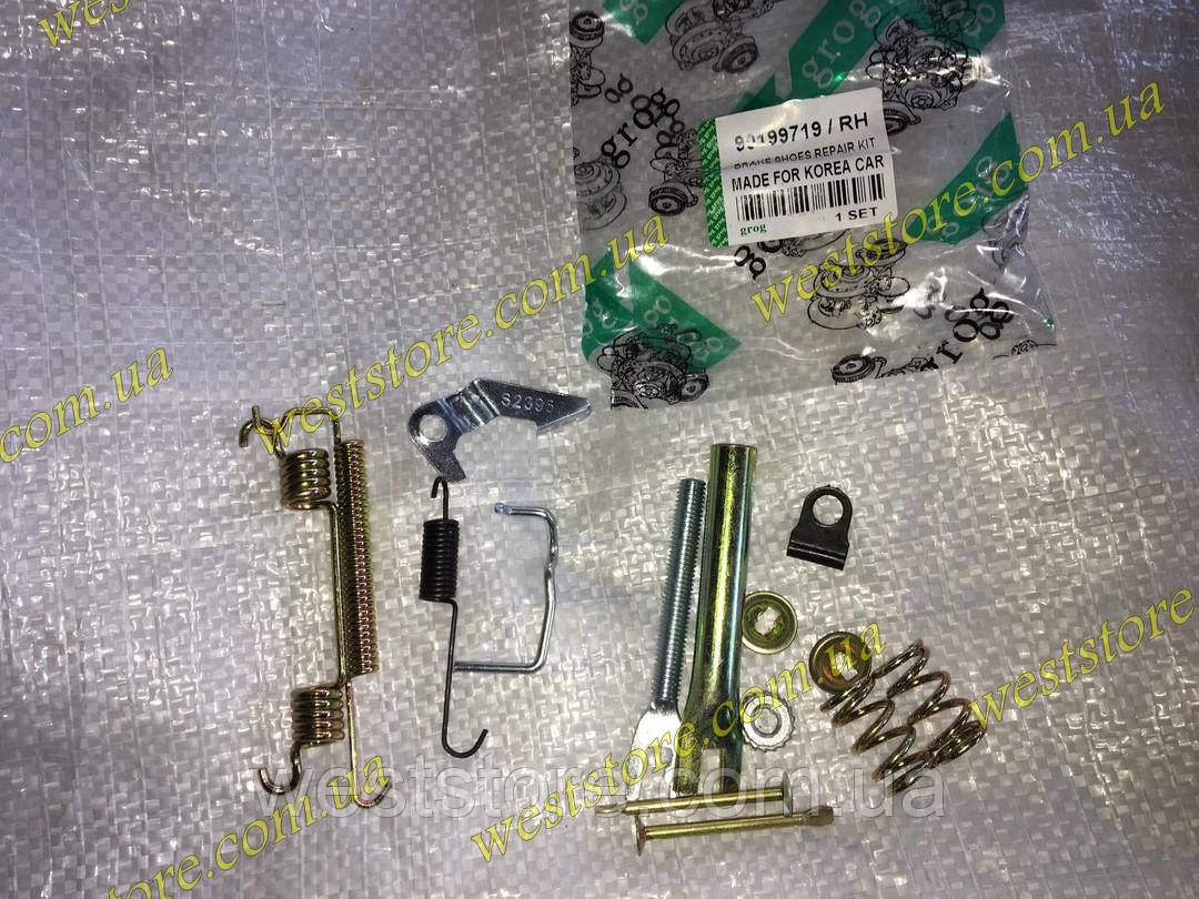 Ремкомплект задних тормозных колодок Lanos Sens Ланос Сенс Grog (полный ...