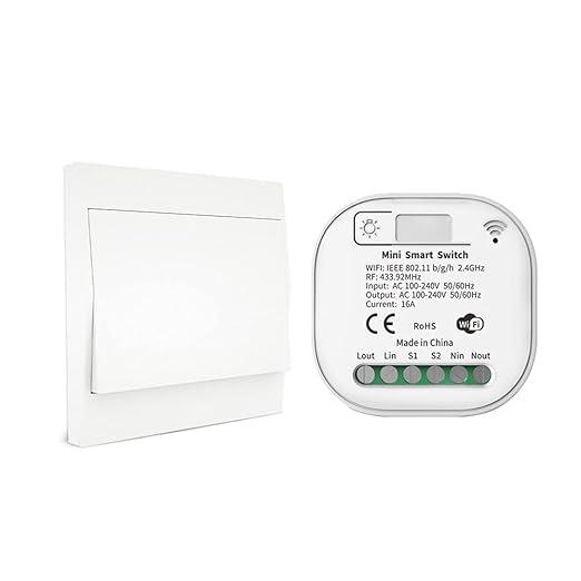 MOES Бездротовий Wi-Fi та RF433 Світловий Вимикач з Дистанційним ...