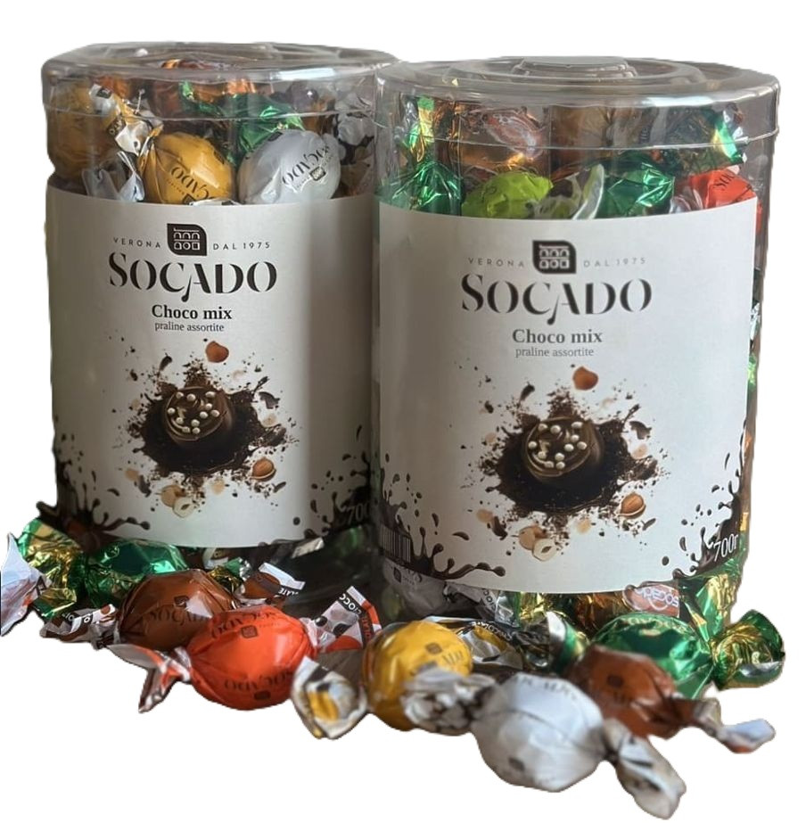 Цукерки Шоколадні Праліне Асорті Сокадо Choco Mix Praline Assortite ...