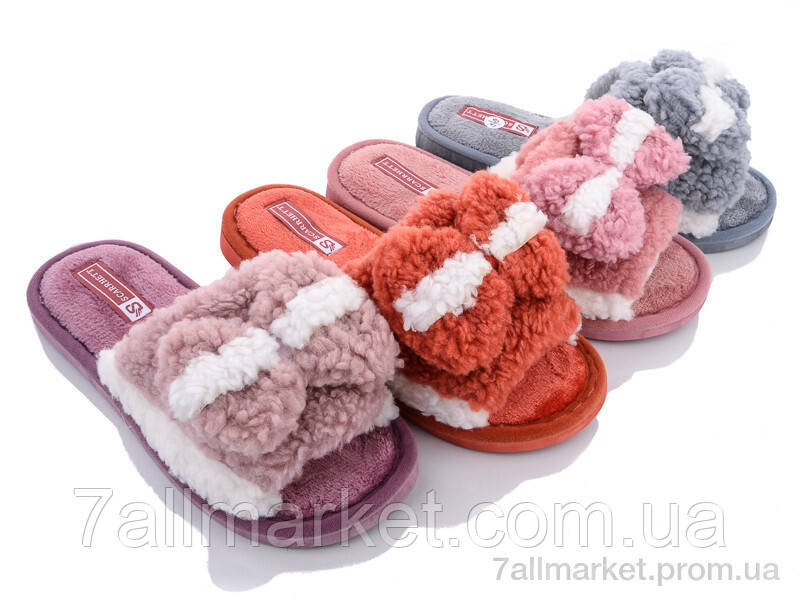 ᐉ ≡ Тапки жіночі для дому Весна/осінь L78 mix (12 пар р.36-41) "Elmob ...