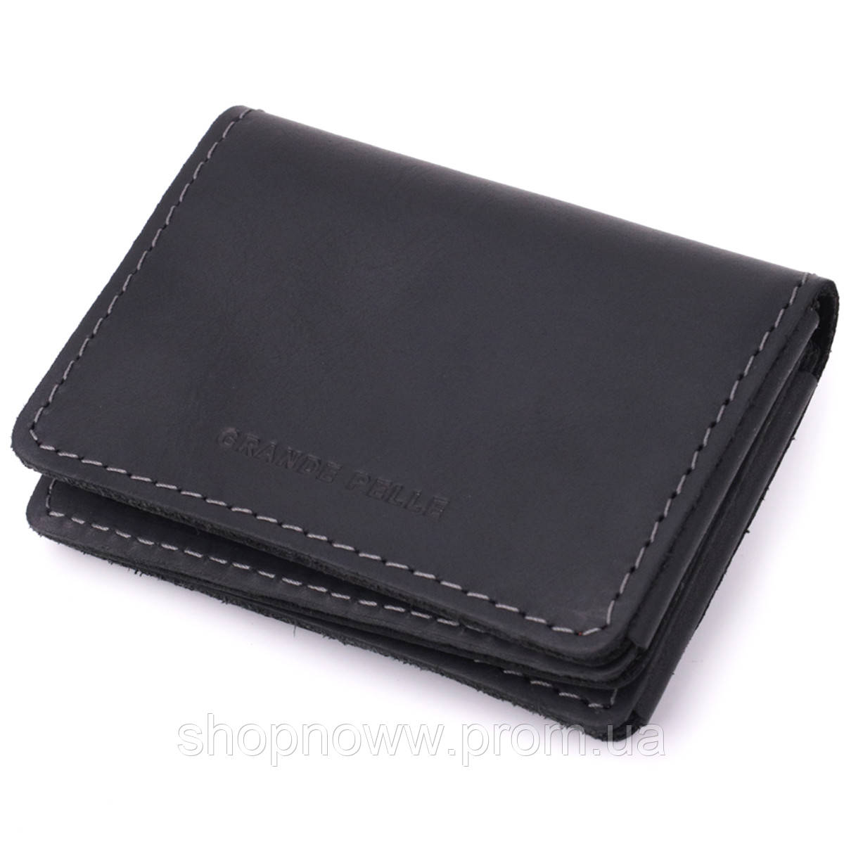 Обкладинка на автодокументи Grande Pelle 22872 10х7х2 см Чорний ...