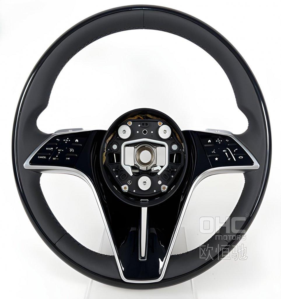 Руль Maybach-Style (черный -2026 черные кнопки, 3pin) для Mercedes GLA ...