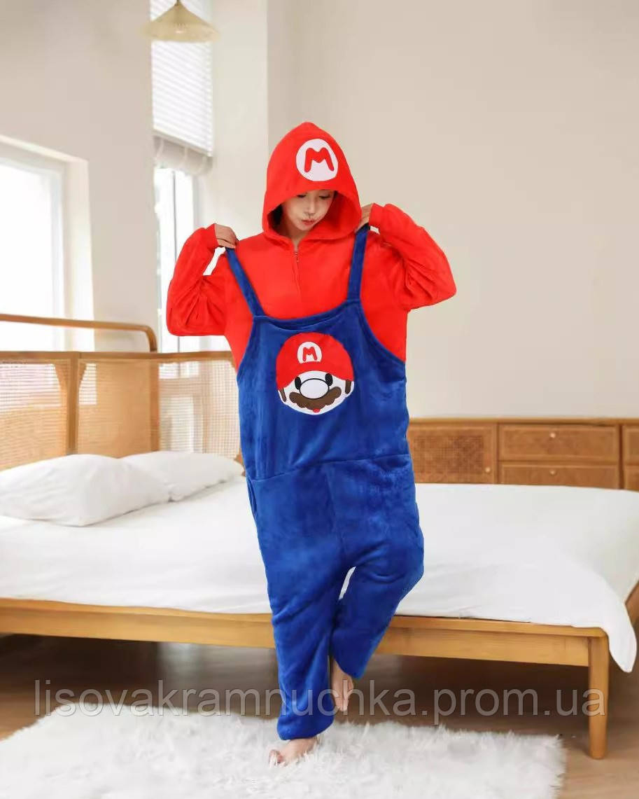 Кігурумі Супер Маріо дитячий зимова піжама-костюм для хлопчика і ...