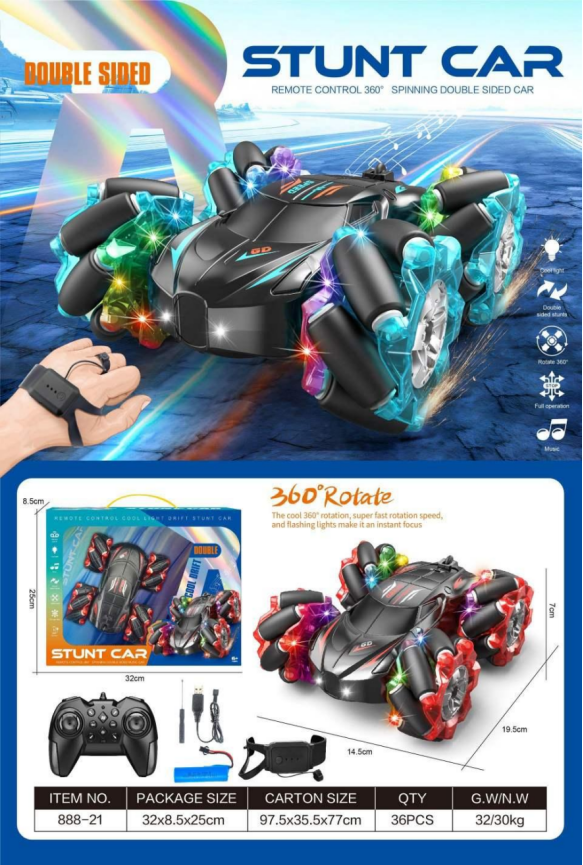 Stunt Car з двостороннім рухом на радіокеруванні 888-21, ціна: 1272 ...