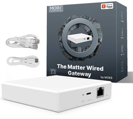 Розумний хаб ZigBee 3.0 з підтримкою Matter для Smart Home, дротовий ...