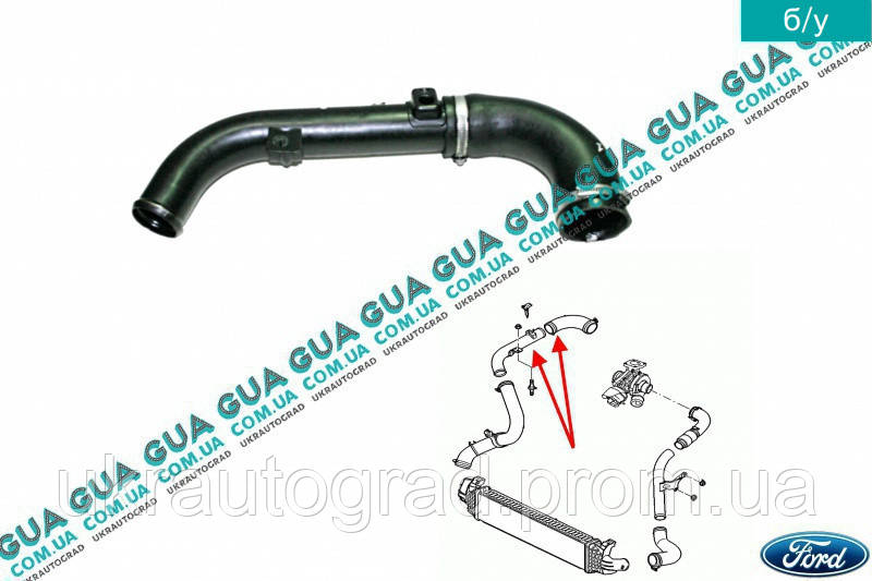 Купить Патрубок интеркулера правый ( от радиатора к коллектору ...