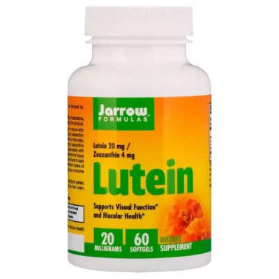 Jarrow Formulas Lutein 20 mg 60 рідких капсул, цена: 961 ₴, купить на ...
