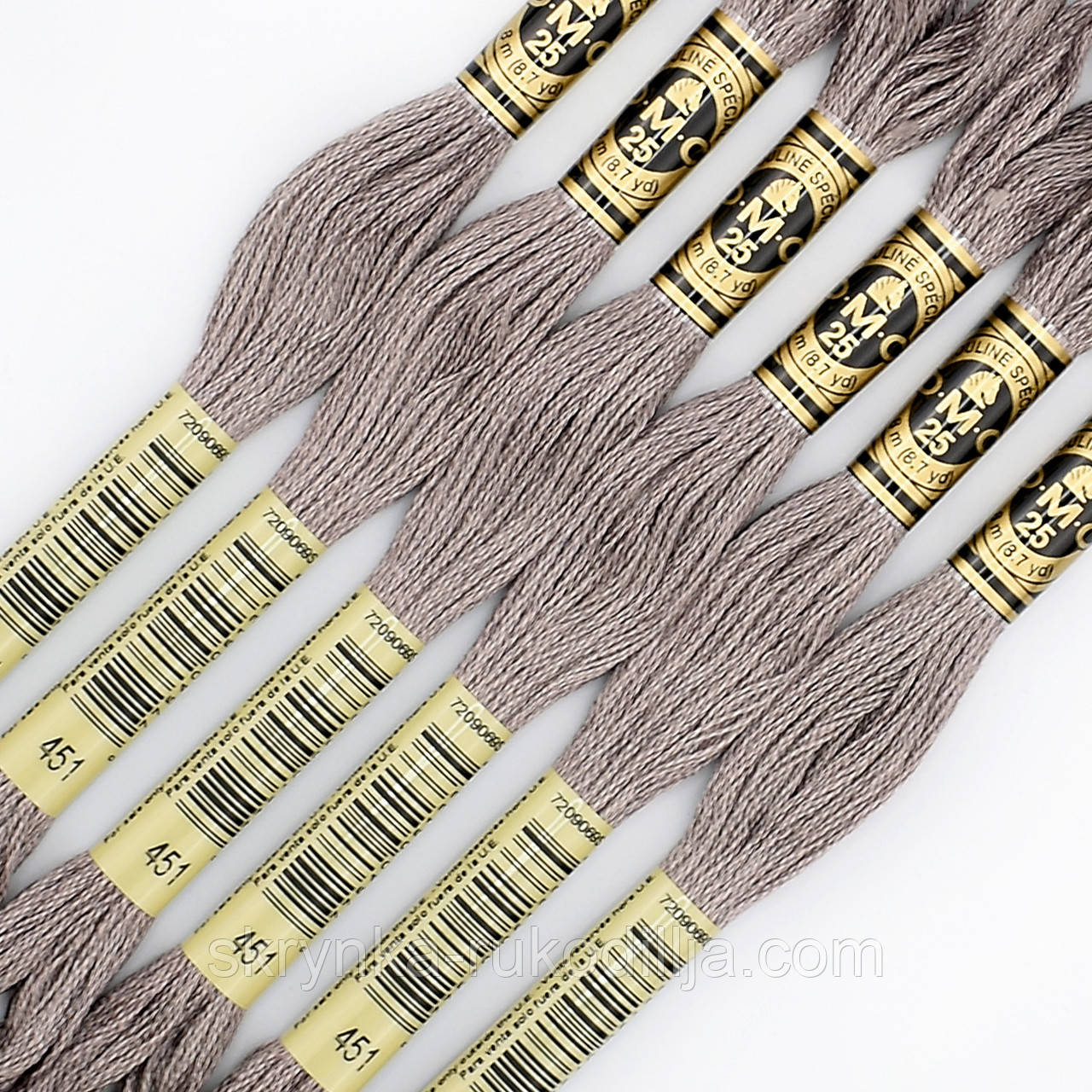 Муліне DMC 451 нитка для вишивки (арт. 117): продаж, ціна у Львові. Вишивка та бісероплетіння ...