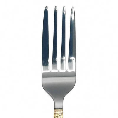 Вилки десертні рифлені з візерунком 6 шт. Cutlert set CD-13, ціна: 222 ...