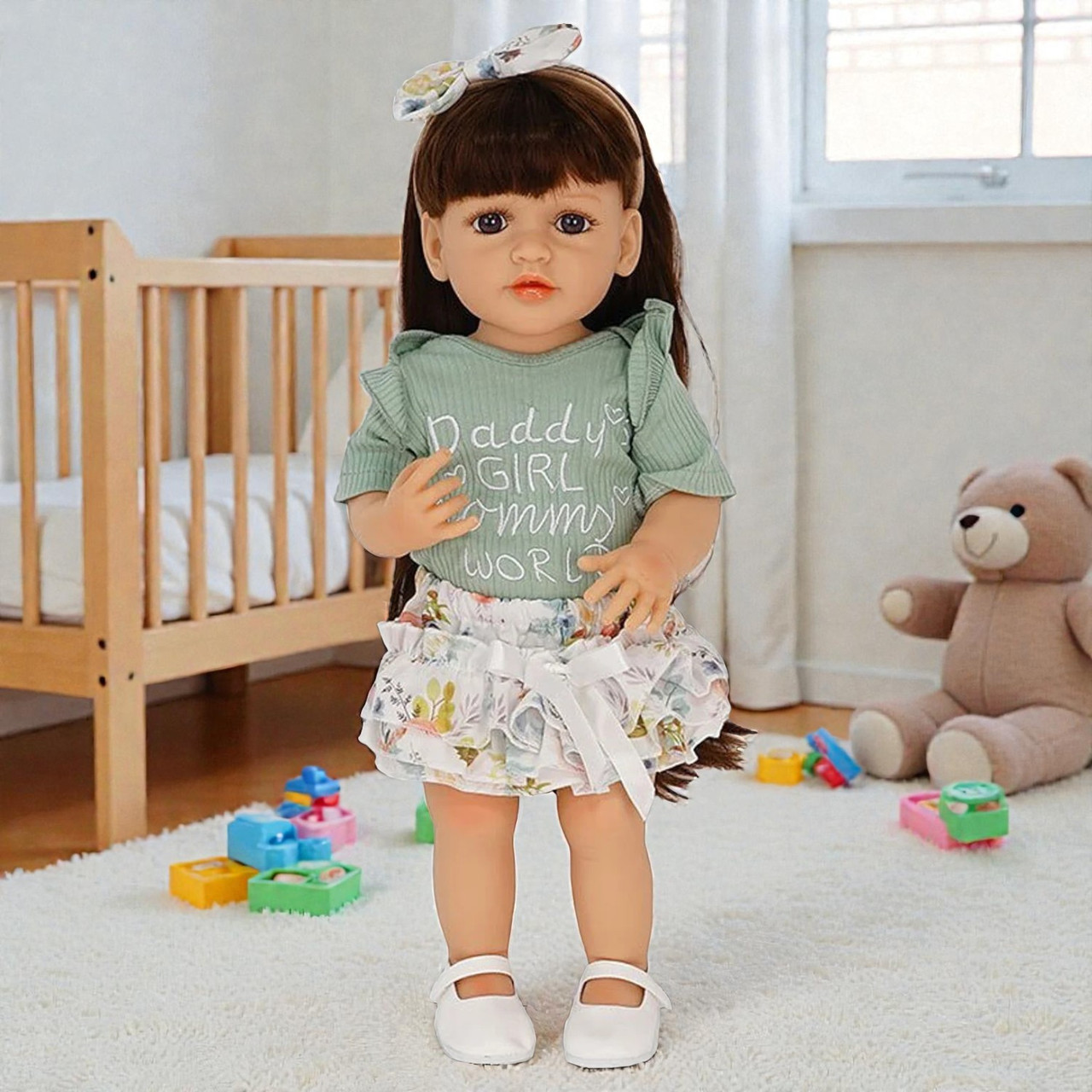 Лялька функціональна велика TK Group (висота 50 см, датчик руху, звуки ...