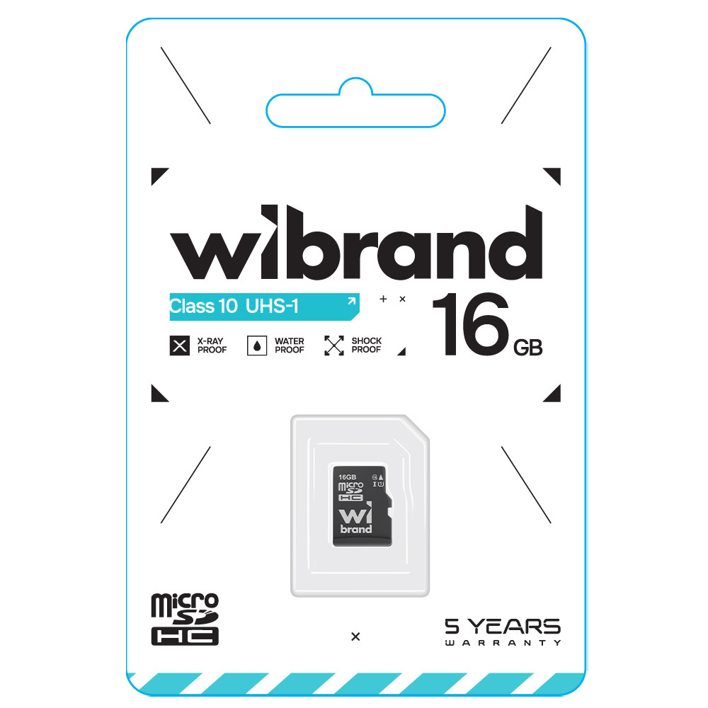 Карта Пам'яті Wibrand MicroSDHC 16gb UHS-1 10 Class, цена: 249 ...