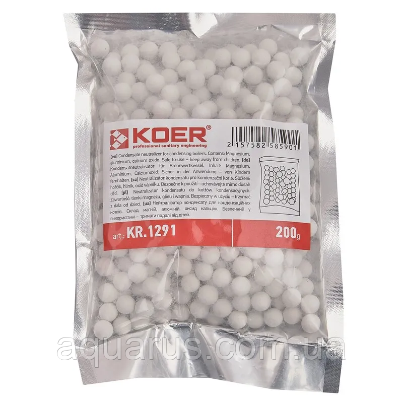 Нейтралізатор конденсату котла Koer KR.1291 гранули 200g (KR5859 ...