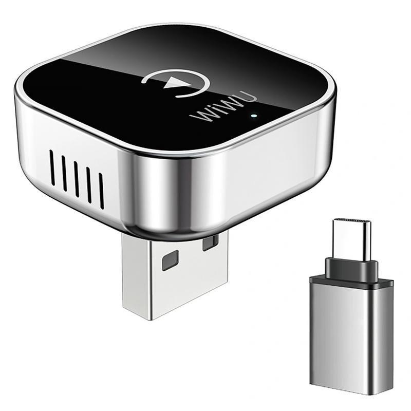 Адаптер WIWU Wi-CP003 car wireless CarPlay (iOS) Silver, ціна: 1799 ...