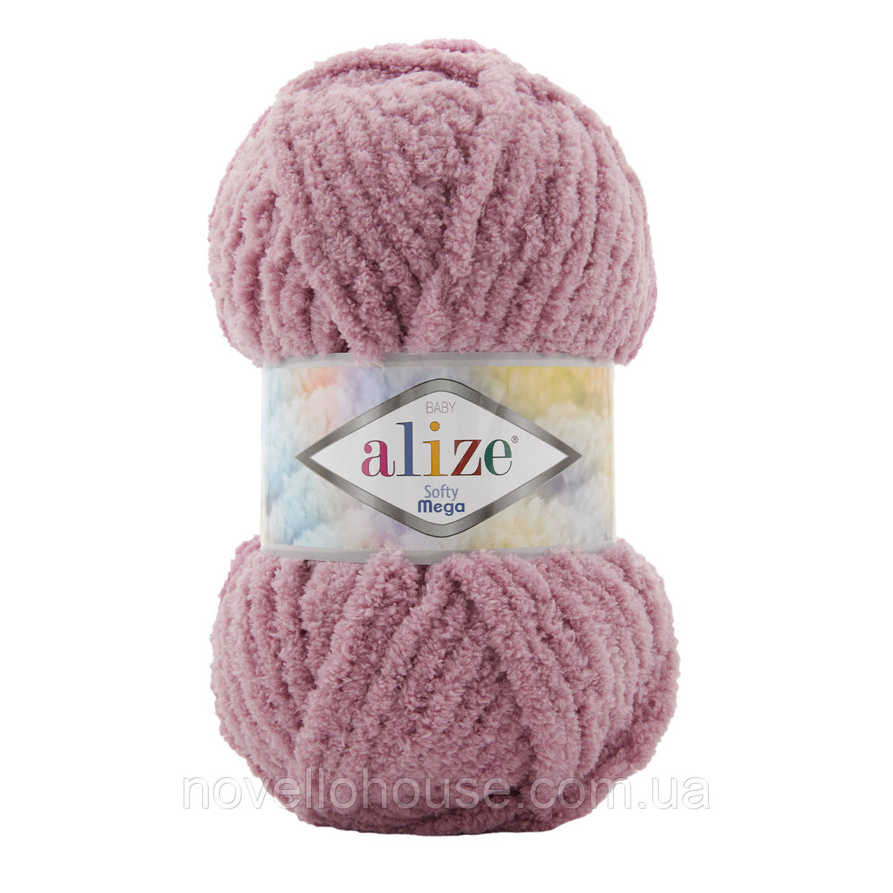 Alize SOFTY MEGA (Алізе Софті Мега) №295 суха троянда (Пряжа плюшева ...