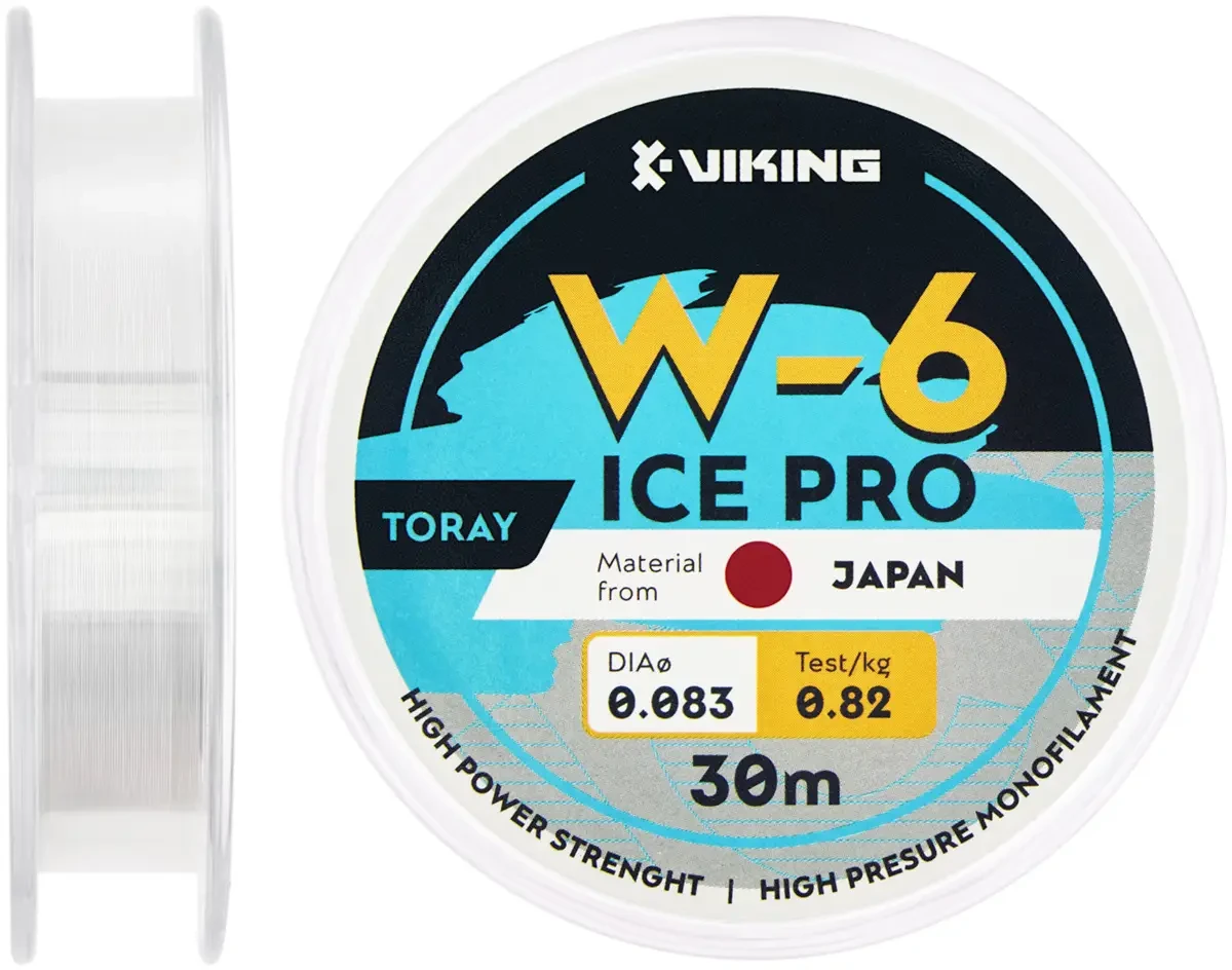 Волосінь Viking Fishing Ice Pro 30m (clear) 0.083mm 0.82kg: продаж ...