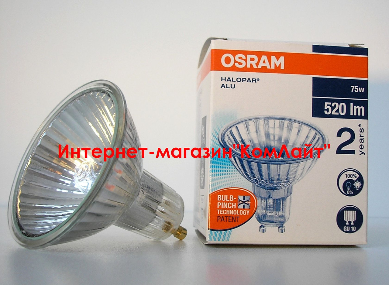 Лампа галогенная OSRAM HALOPAR 20 64830 FL 75W 230V GU10 (Словакия ...