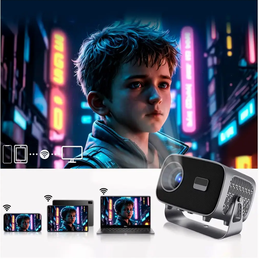 Мини проекторы Android 11 портативный интеллектуальный проектор V8 ...