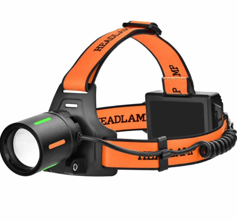 Ліхтар налобний LED Headlight AS 0509 LED Bright Light Orange: продаж ...