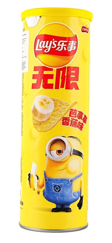 Купить Чіпси Lay's Minions Potato Chips Banana Flavor 90г подарки ...