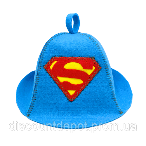 Банна шапка Luxyart SuperMan One Size Синій (XL-459), 8988086, цена ...