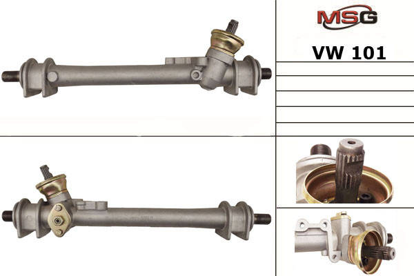 Купити Кермова рейка без ГУР VW Golf II 1983-1991 (Крупный шлиц), ціна ...