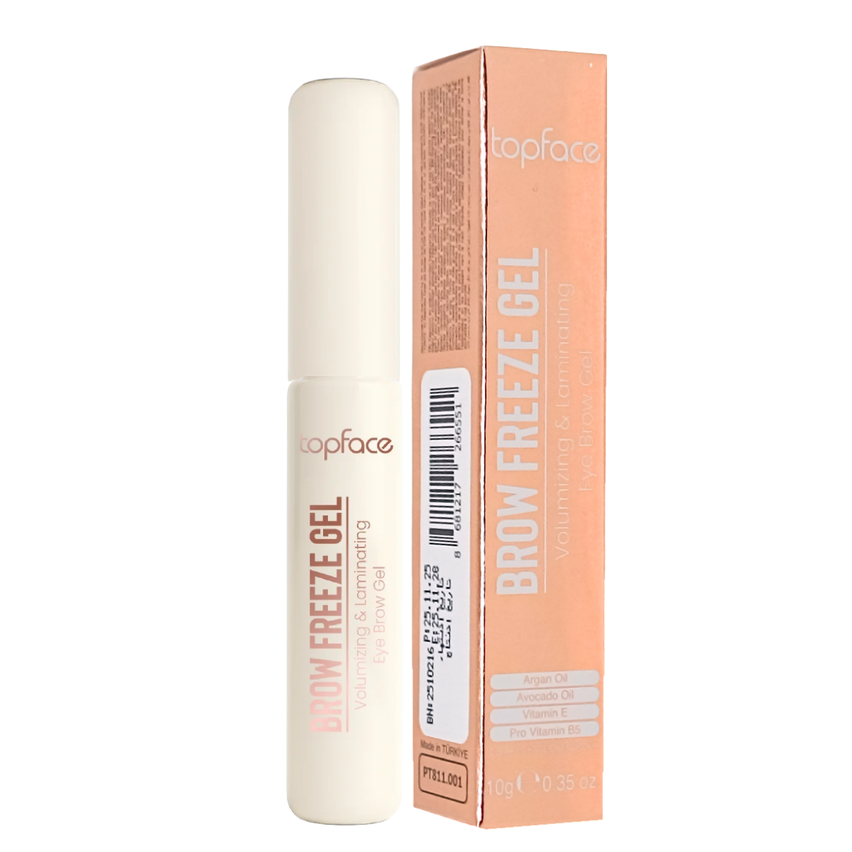 Гель для фіксації брів TopFace Brow Freeze Gel прозорий 10 г (PT811 ...