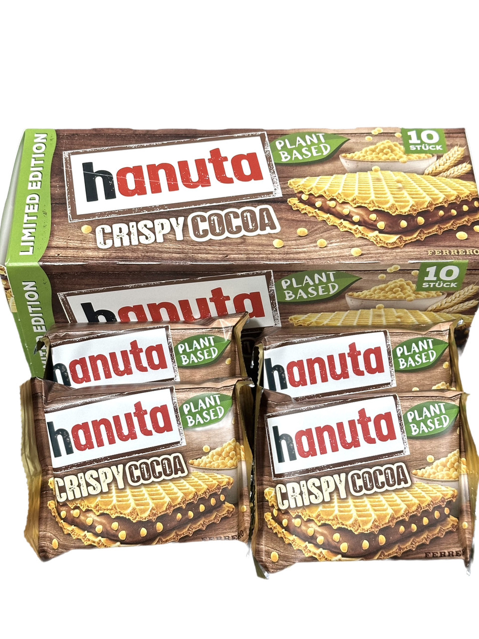 Вафли Hanuta Crispy Cocoa с хрустящими киноа-криспами 220: продажа ...