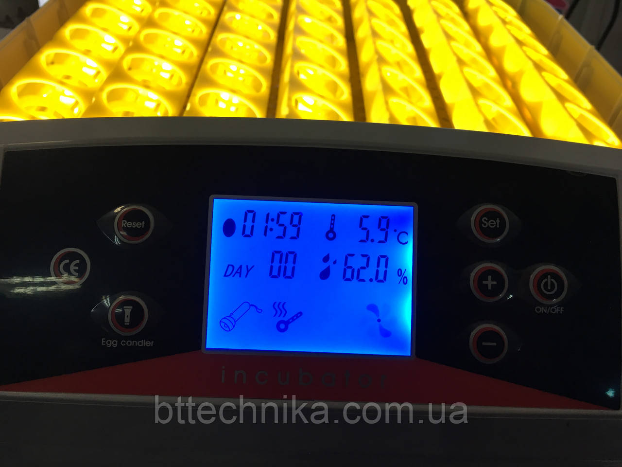 Инкубатор автоматический HHD 56 + встроенный овоскоп: продажа, цена в ...
