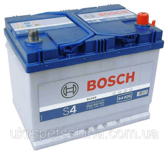 Купить Аккумулятор Bosch S4 026 70 Ач Азия, цена 2490 ₴ — Prom.ua (ID ...
