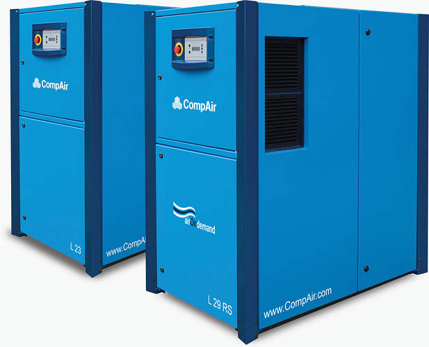 Гвинтовий компресор CompAir L29RS 29кВт з регульованою ...