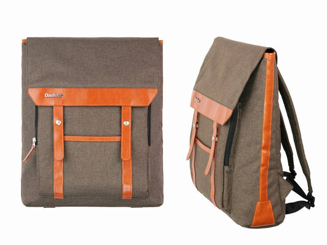 Рюкзак City Flap Strap Dasfour 42х30х10 см Коричневый (20939) (ID ...