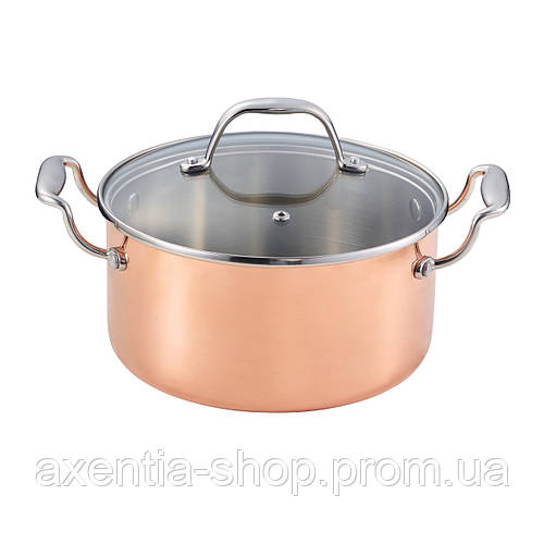 Купить Кастрюля медная "Ikarus" Ø 24 см 5,45 L, цена 6044 ₴ — Prom.ua ...