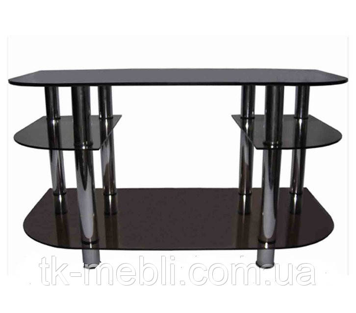 Стойка стеклянная под телевизор ТВ-22 (тонированная) 1000х400х550 (ID ...