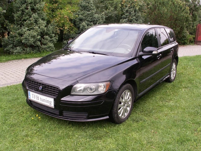 Обвес Volvo S40 V50 тюнинг губа переднего бампера стиль R-line (ID ...